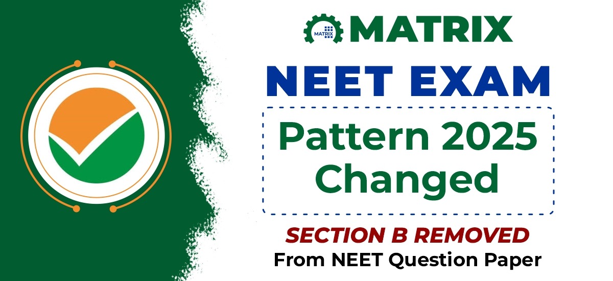 NEET Exam Pattern 2025 Changed | Section B Removed, Time Reduced
