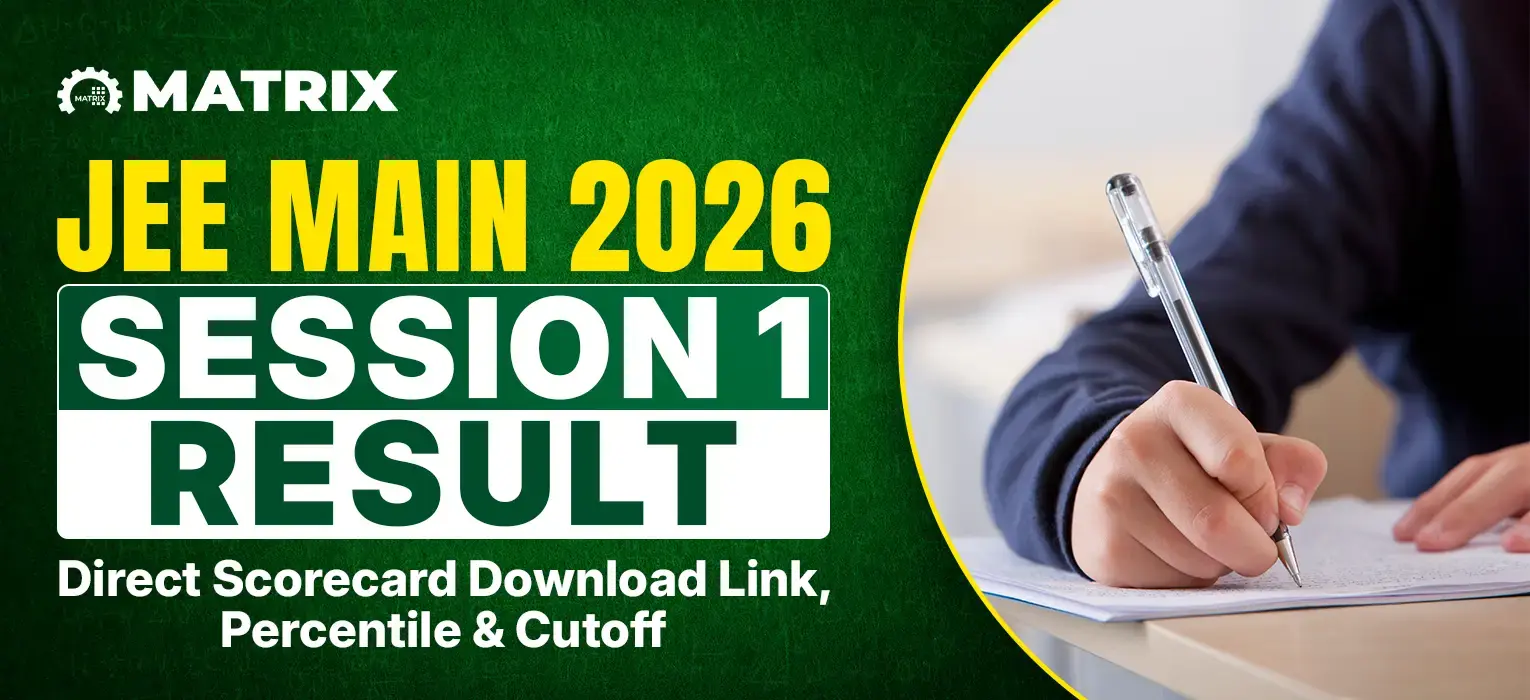 JEE Main 2026 Session 1 Result Out – Download Scorecard PDF